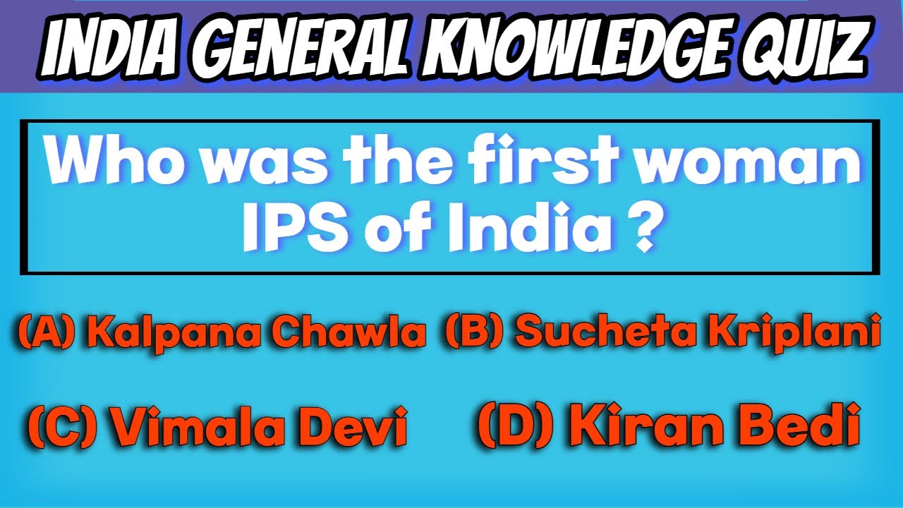 India GK Quiz | 20 Basic General Knowledge Questions & Answers | #india ...