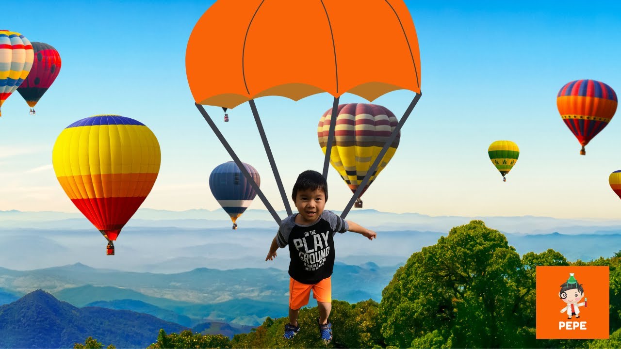 How to Make a Parachute Out of a Trash Bag - Easy Experiment to Do at ...