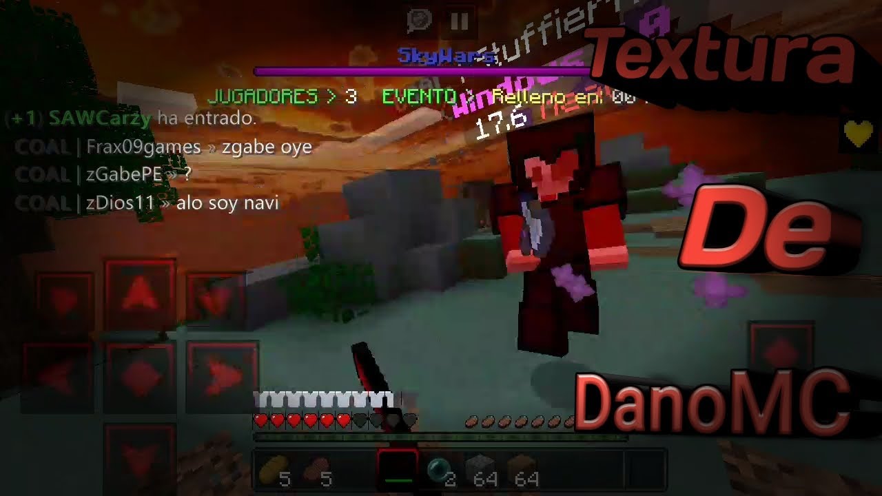 TEXTURE PACK De DanoMC Para Minecraft pe 1.14.60/1.16 - YouTube