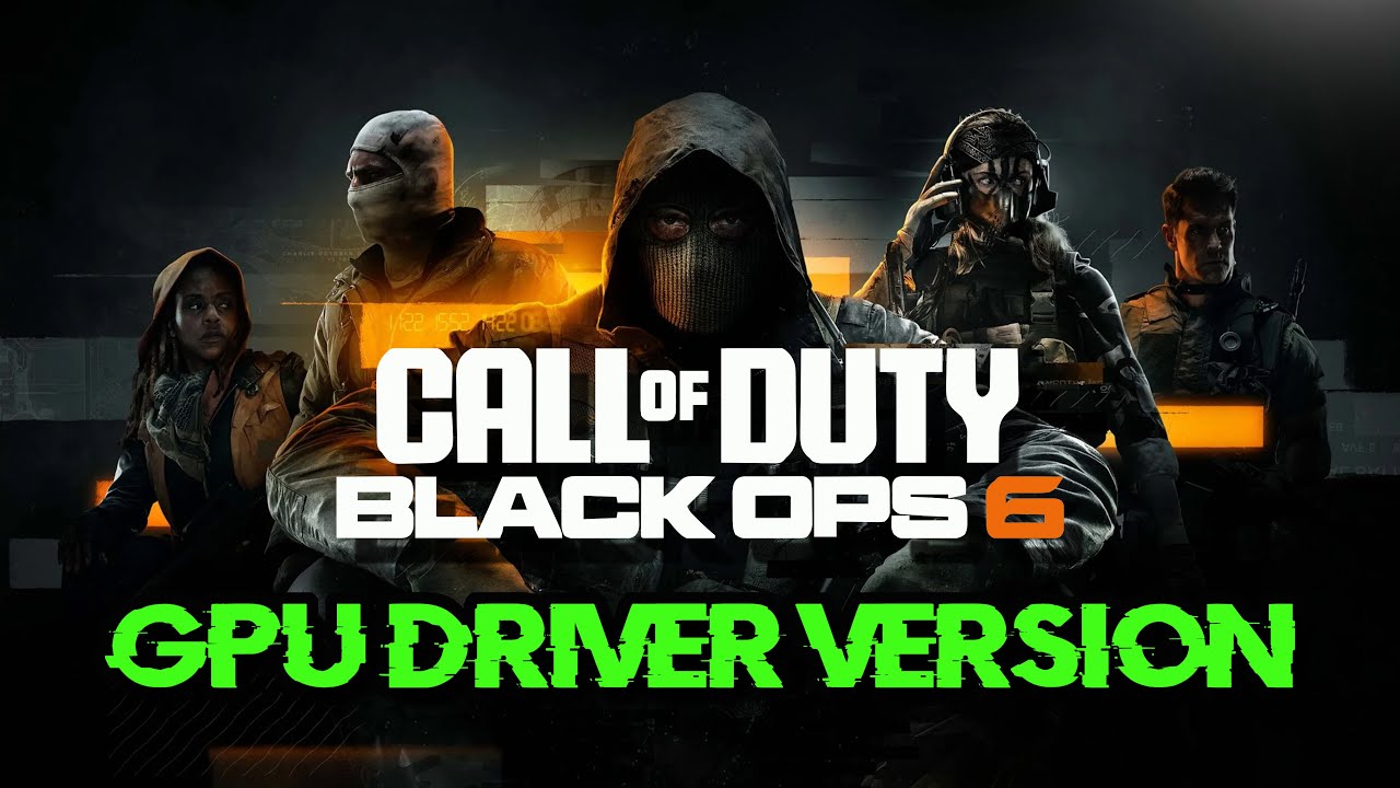 Solucion Error GPU Driver Version En Call of Duty Black Ops 6 - YouTube