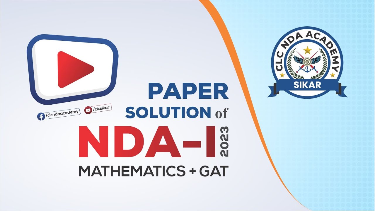 NDA - I II VIDEO SOLUTION - 2023 II - YouTube