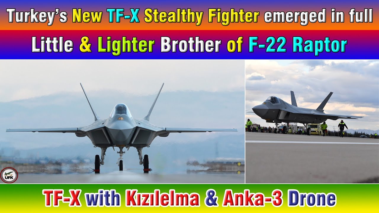 Turkey’s New TF-X Stealthy Fighter emerged in full. Emergence of ...