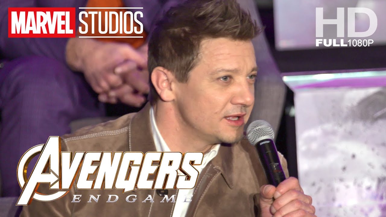 Jeremy Renner on Avengers Endgame and Hawkey - YouTube