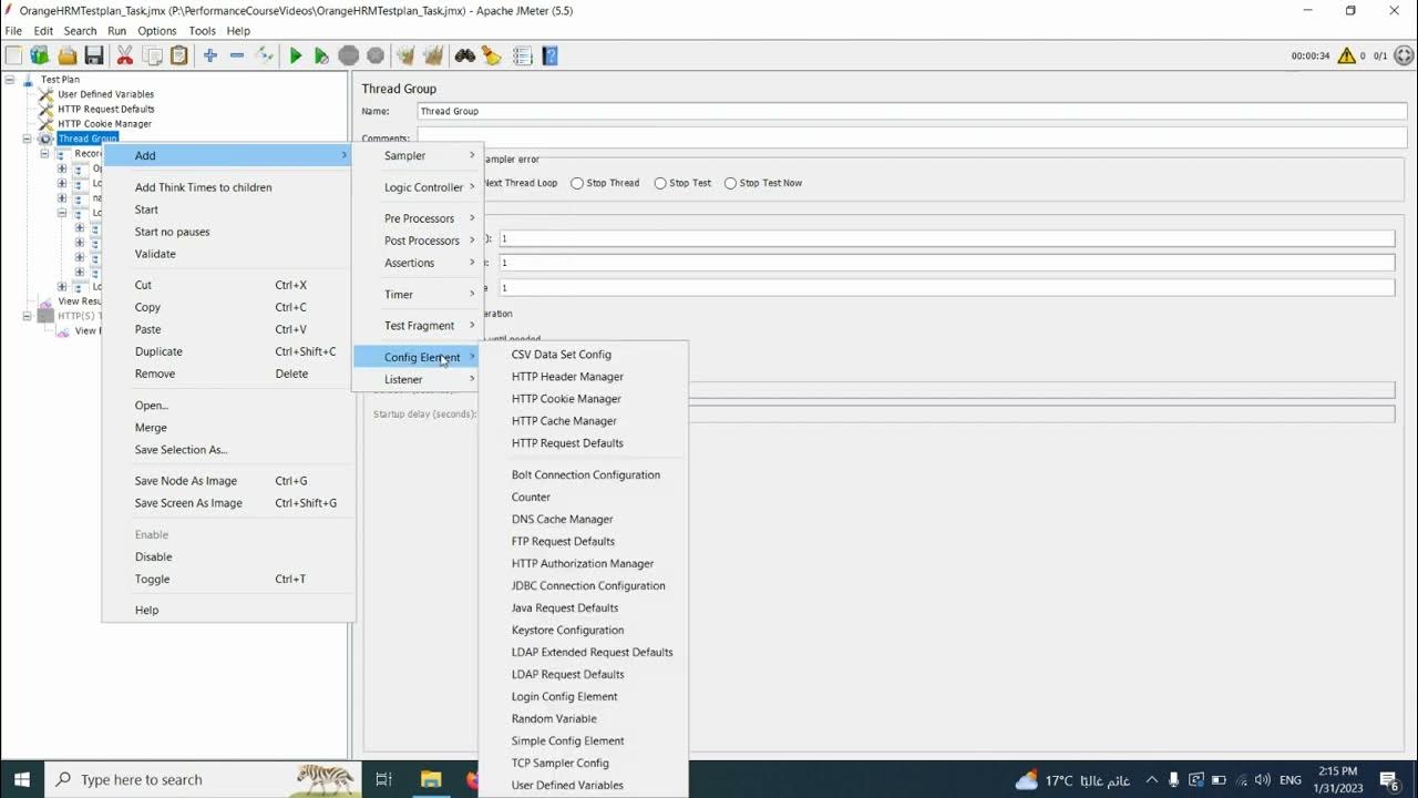 Jmeter Task1 P6 Loop Controller To Do Action With 1 User Youtube