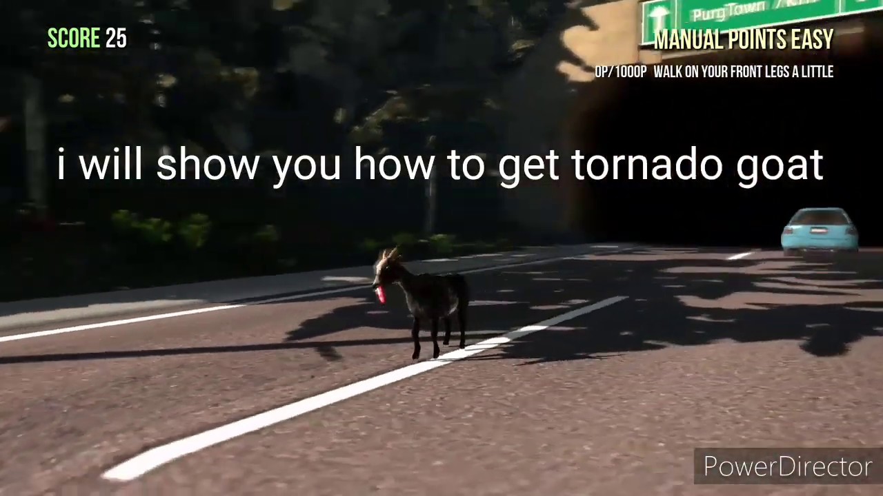 How to get tornado goat in goat simulator - YouTube
