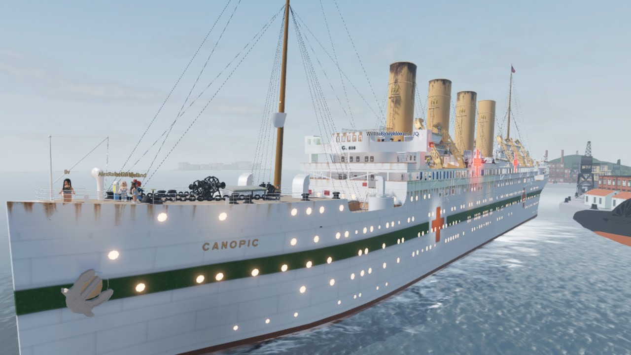 Roblox | Shipwrecked! - ALL ABOARD THE CANOPIC - OUR BOAT CAUGHT ON ...