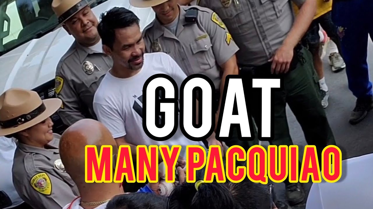 I finally met the GOAT of boxing (Manny Pacquiao) - YouTube