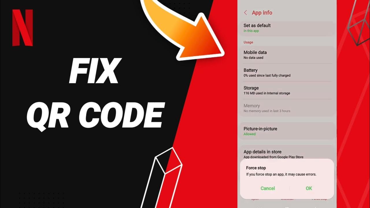 How To Fix QR Code On Netflix App 2023 - YouTube