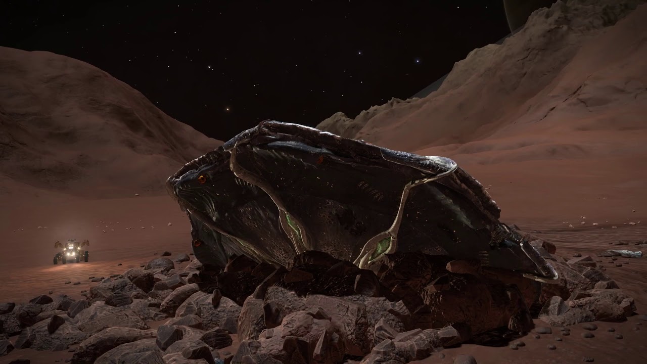 Elite Dangerous [2.4] Thargoid Scout Crash Site - YouTube