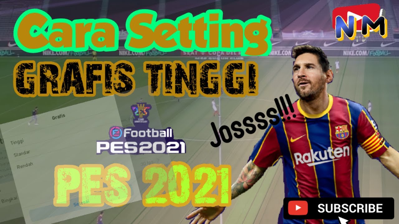 How to set graphics PES 2021 || Cara Setting Grafis PES 2021 || PES ...