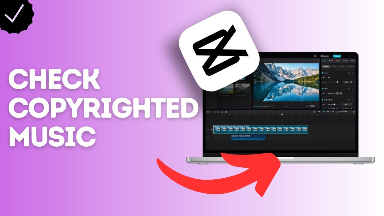 How to check copyrighted music in CapCut? - YouTube