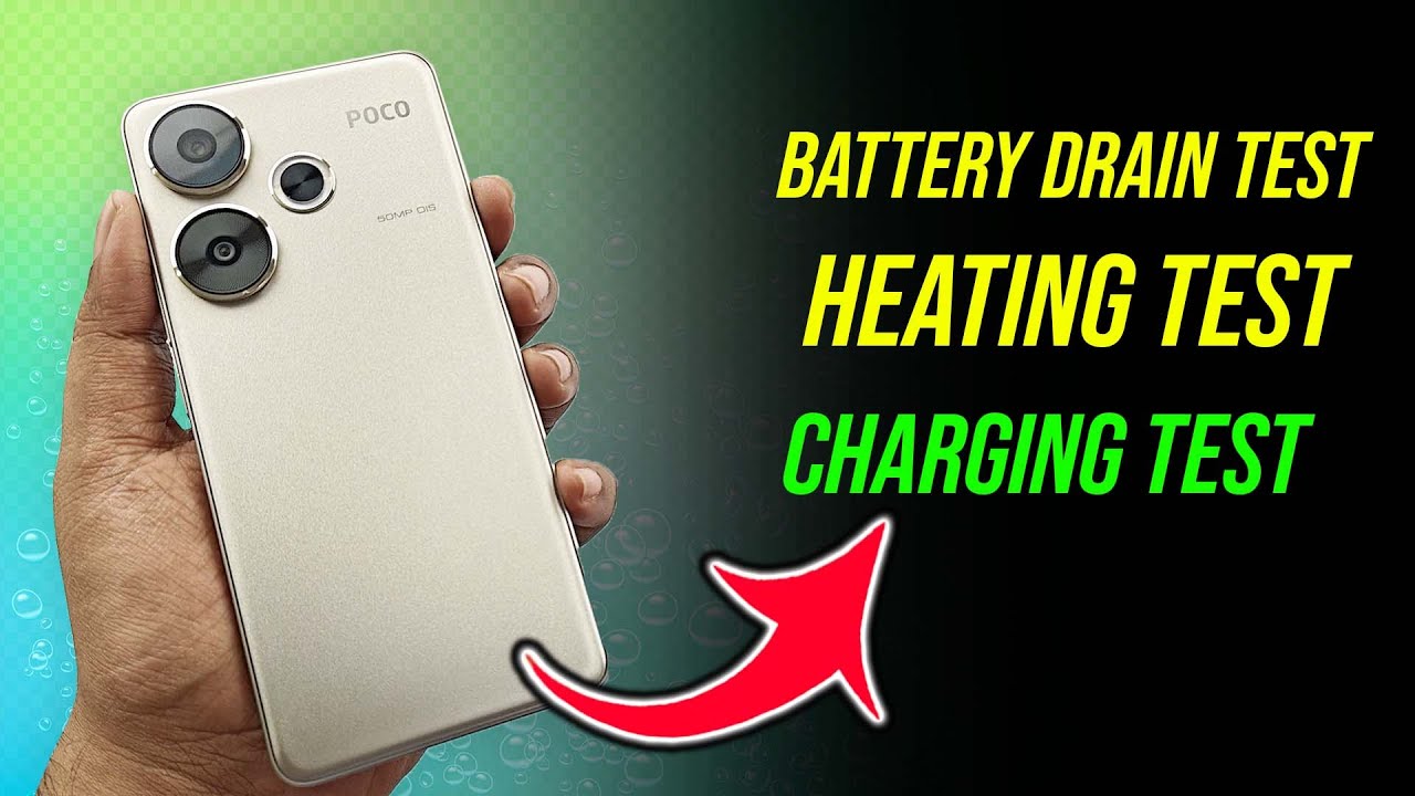 🔥 POCO F6 5G - Battery Drain Test, Heating Test & Charging Test - YouTube