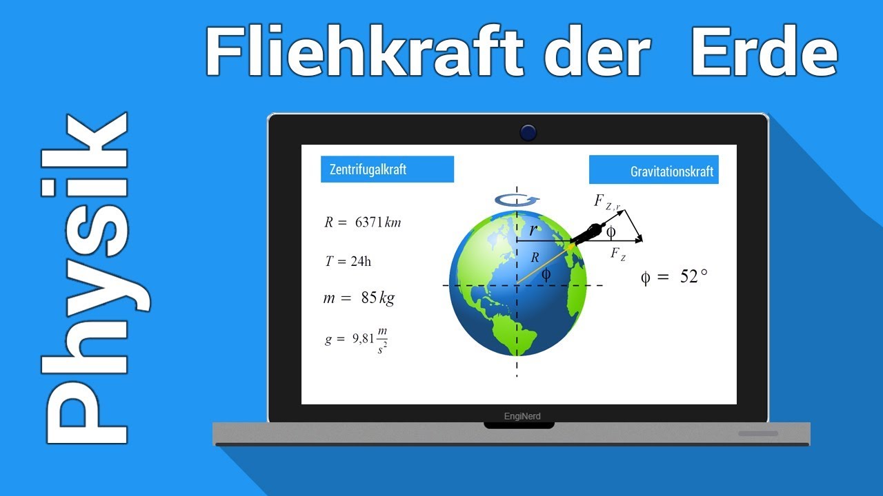 Zentrifugalkraft der Erde Wirkung | Rotation | Physik - YouTube