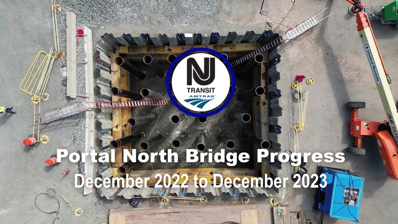 Portal North Bridge Progress December 2022 - December 2023 - YouTube