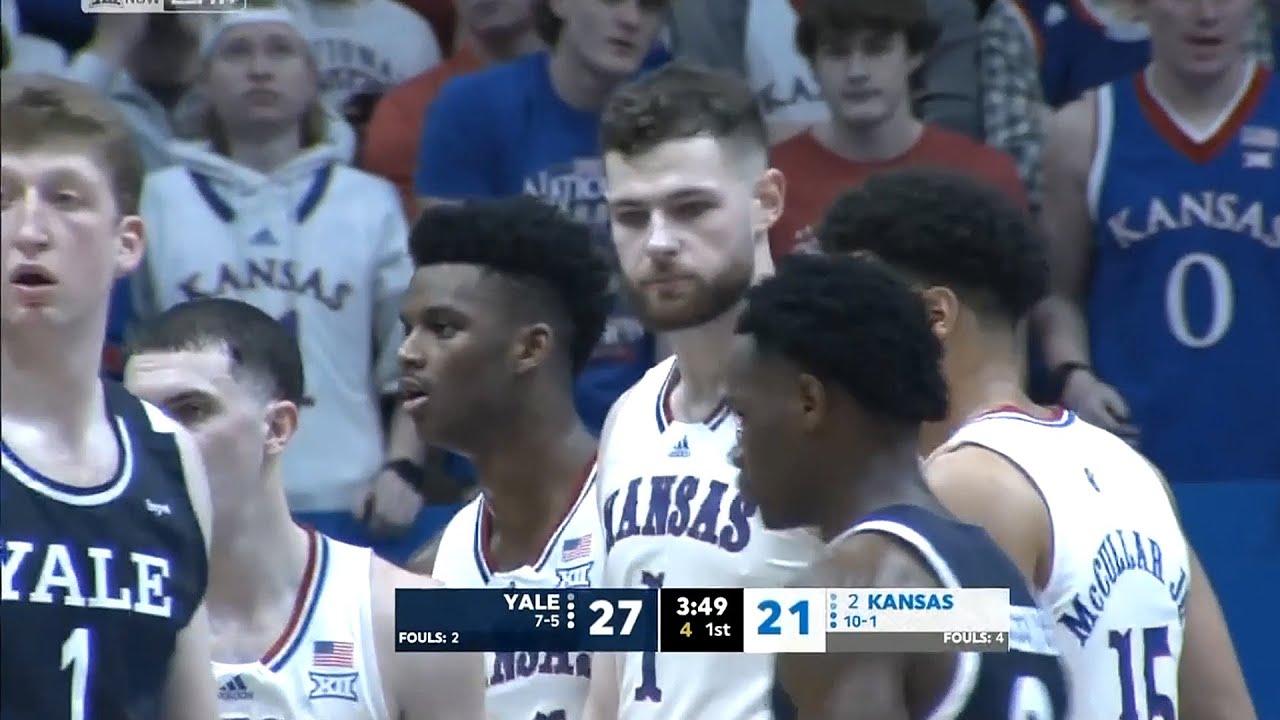 YALE vs #2 KANSAS College Basketball Game Highlights 2023 - YouTube