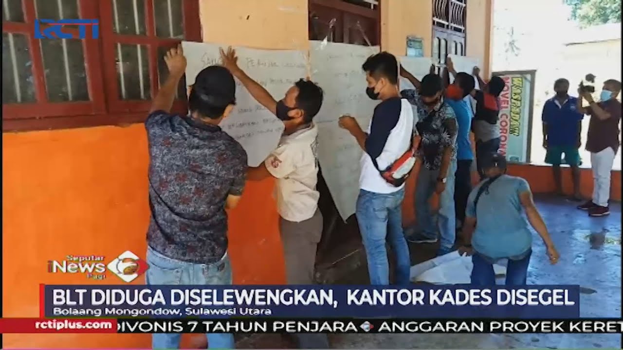Kesal BLT Diselewengkan, Warga Bolaang Mongondow Segel Kantor Kepala ...