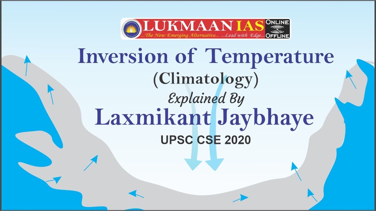 Inversion of Temperature (Climatology) | Geography Optional | By ...