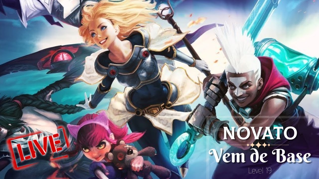 LIVE DA DERROTA em | LEAGUE OF LEGENDS LOL (C) Em busca do Level 20 ...