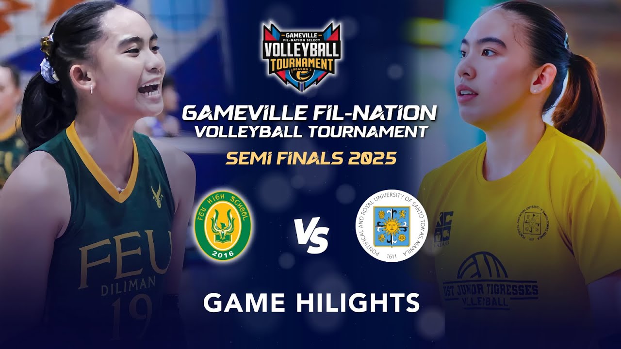 UST VS. FEU | Semi Finals | Fil - Nation Select Volleyball Tournament ...