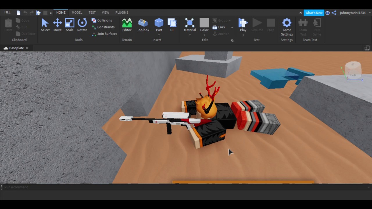 Simple Sniper Animation. - YouTube