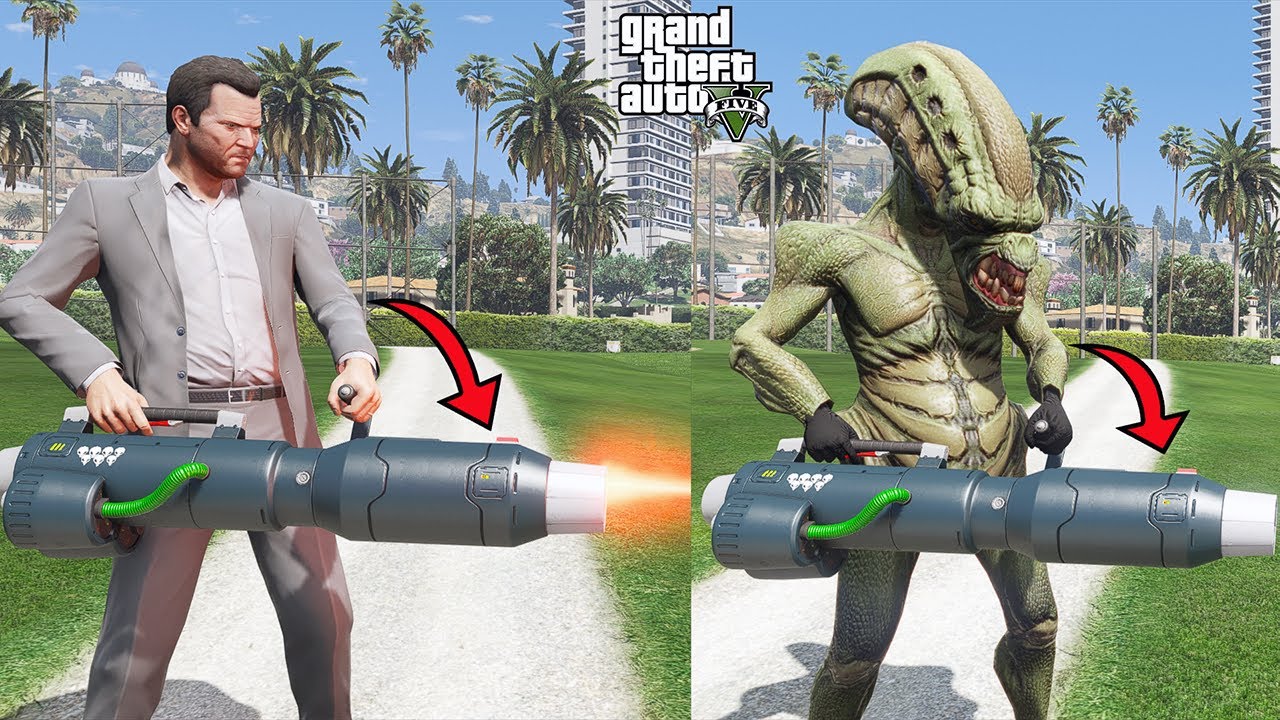 Secret Alien Gun (LASER WEAPON) Location in GTA 5 Story Mode!!! - YouTube