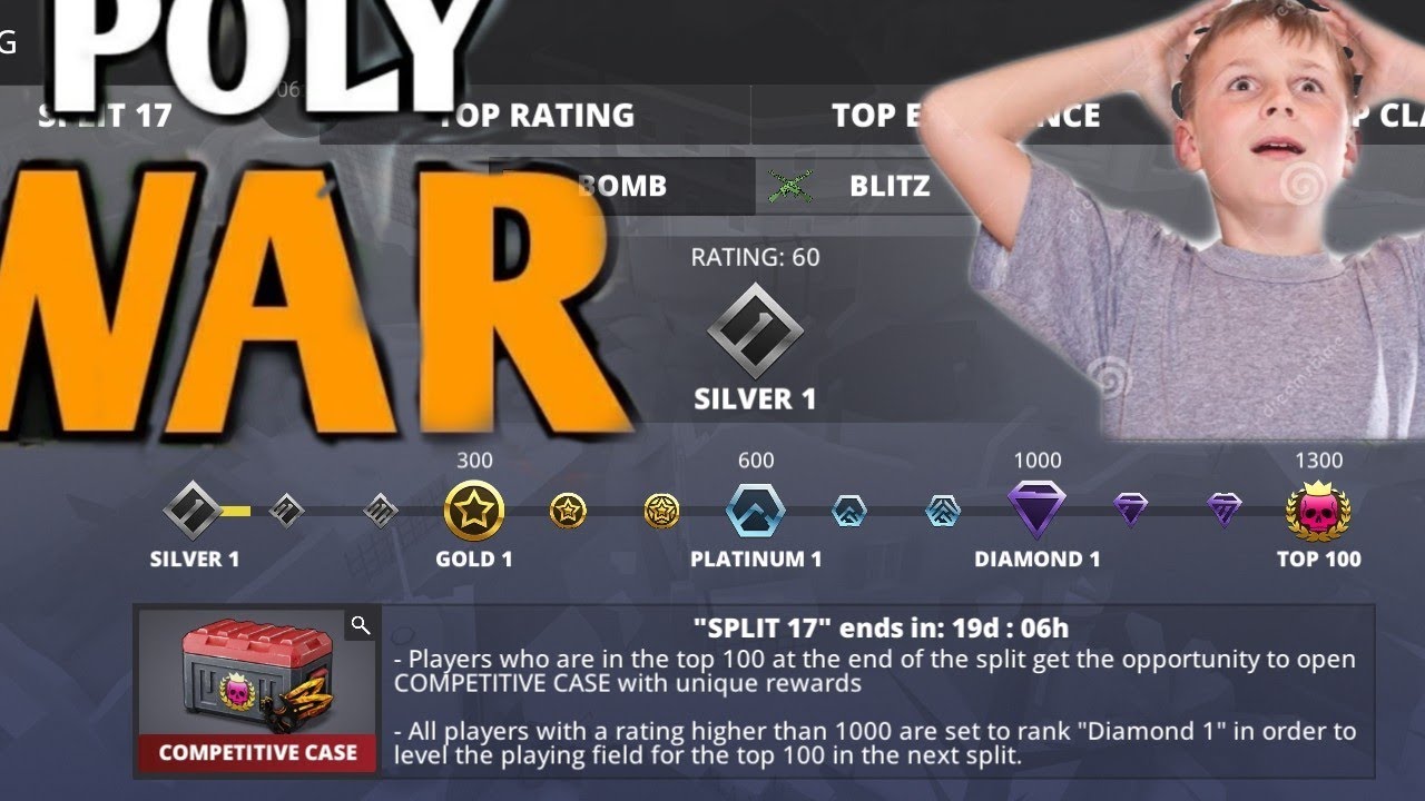 i am pushing rank blitz poly war - YouTube