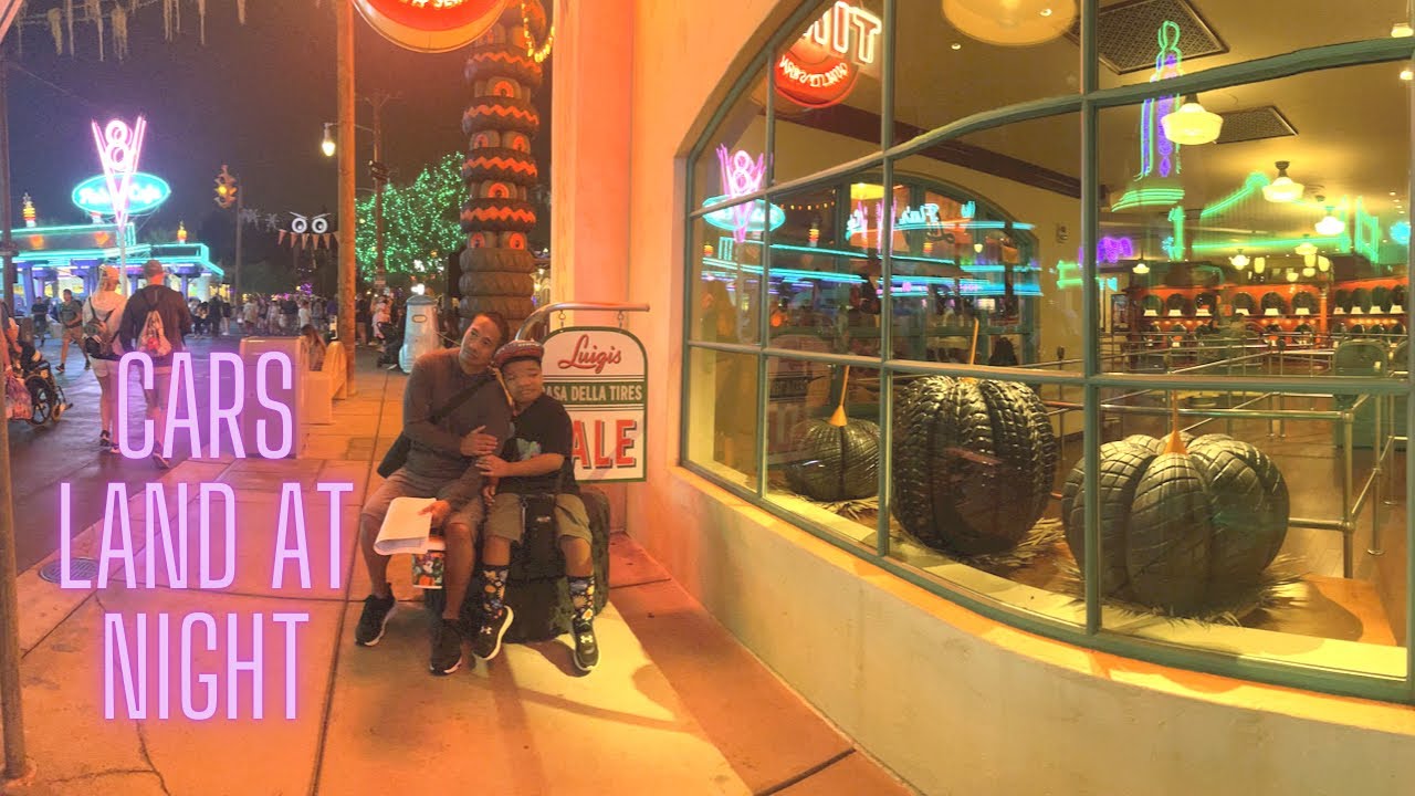 Cali Trip 2022 - 10/07/22 - DCA - Car's Land at Night - YouTube