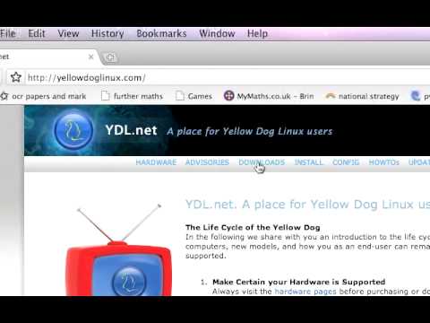 Yellow Dog Linux 6.2 Download Update - YouTube