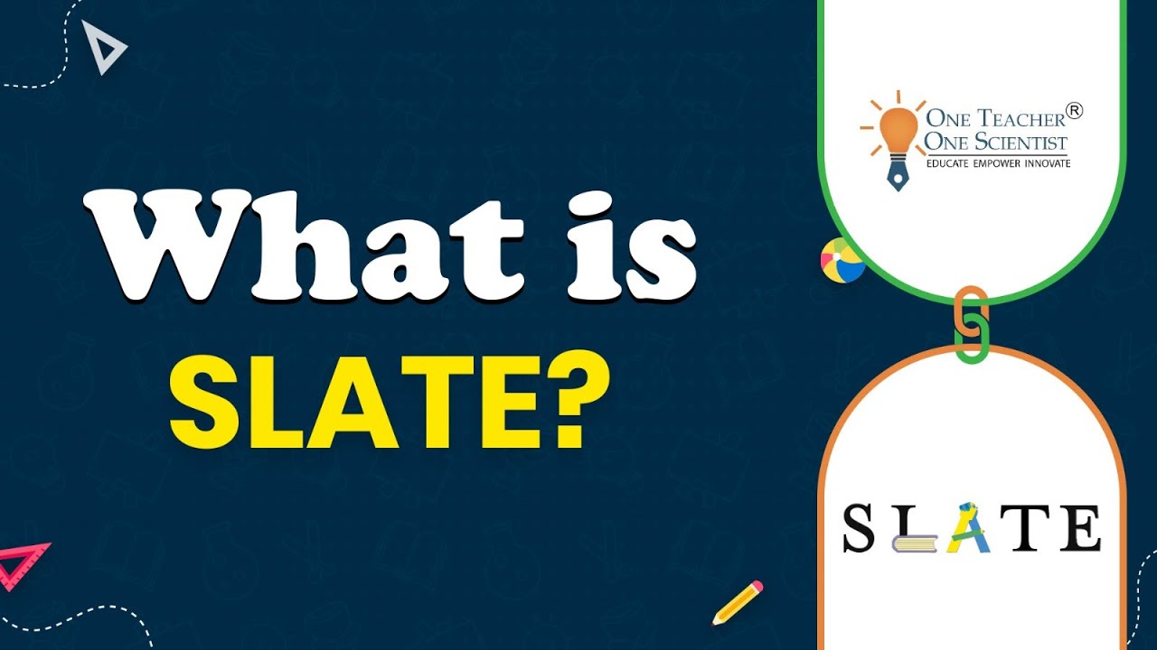 What is SLATE? - YouTube