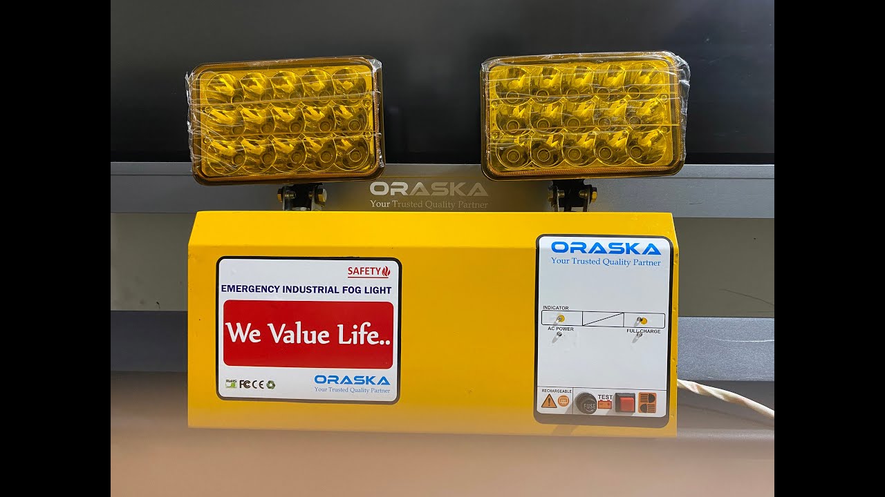 #oraska12V90Watt High Beam LED emergency Fog Light 5 hours backup 18 ...