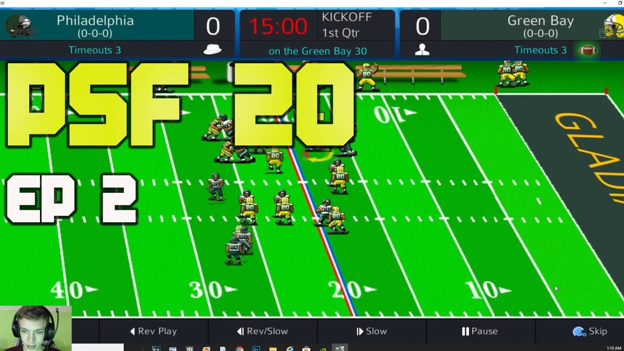 PRO STRATEGY FOOTBALL 2020 EP 2 - FIRST GAME IN HISTORY !!! - YouTube
