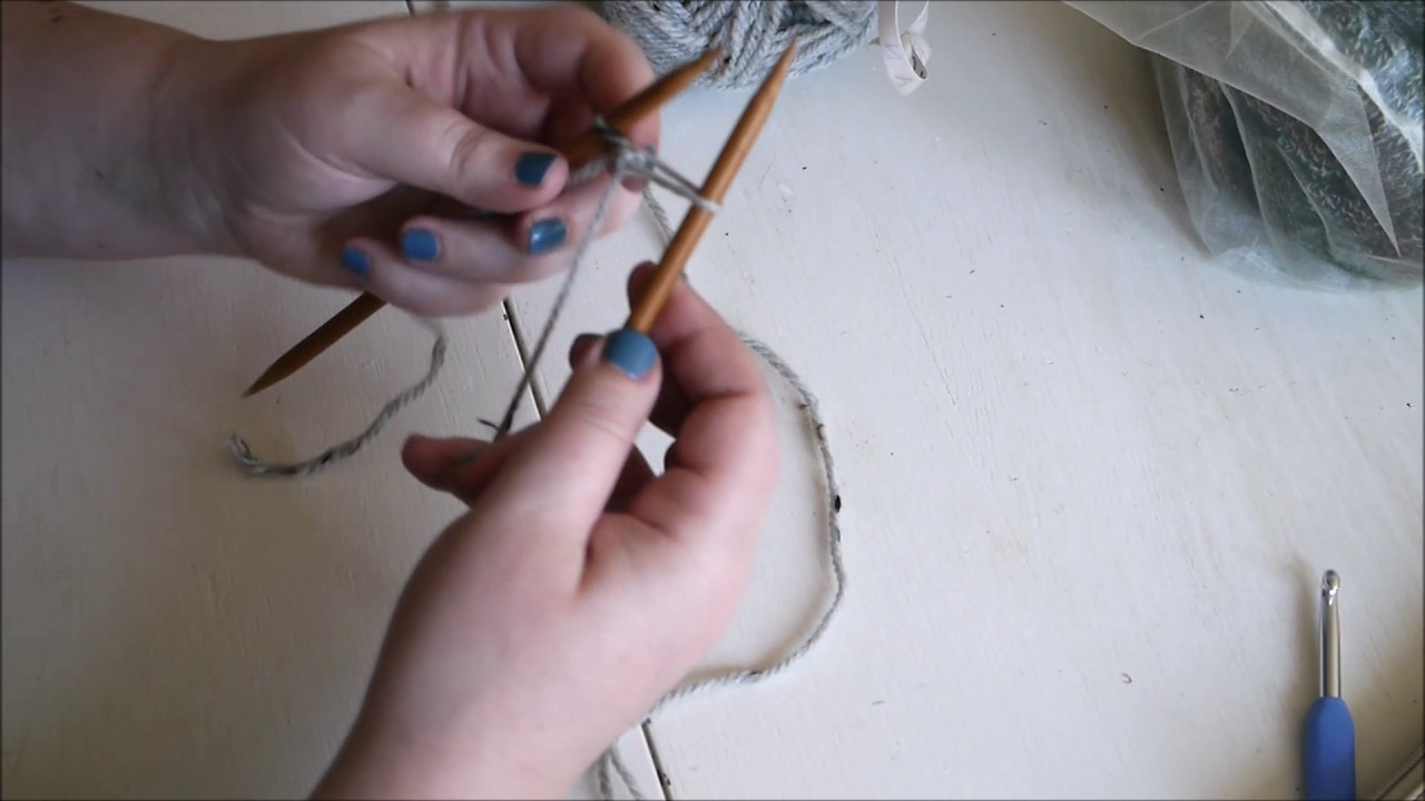 TRICOT MINUTE - CABLE CAST ON en Français - montage tricoté - YouTube