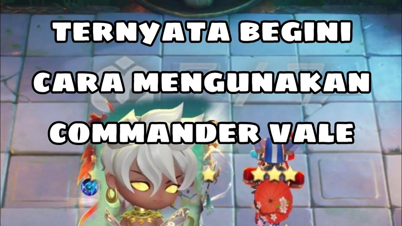 EASY PARAH TERNYATA BEGINI CARA MENGUNAKAN COMANDER VALE - YouTube