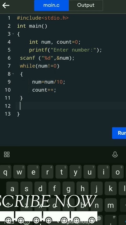 Count Digit Of Given Number Using C Programing Shorts Youtubeshorts Clanguage Coding Hacker