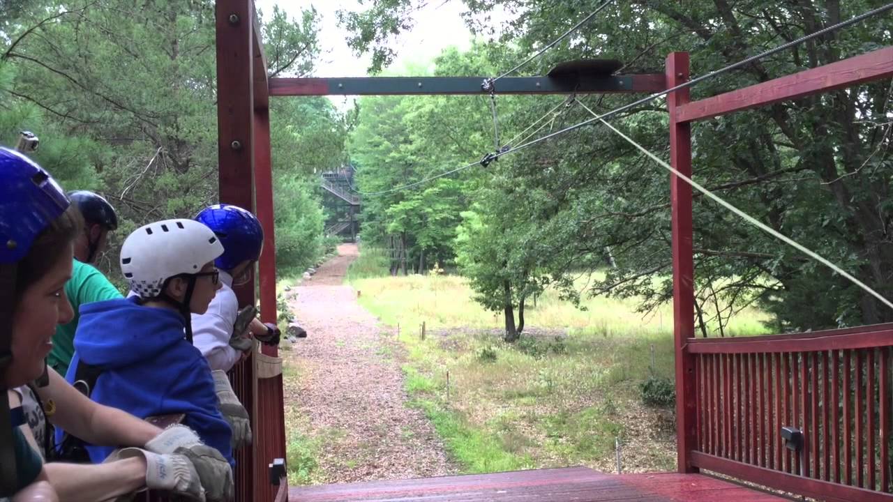 Zip Line Wisconsin Dells - YouTube