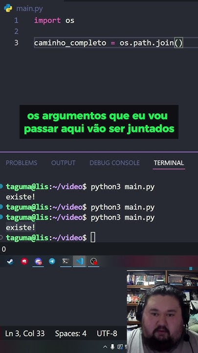 Maneira Correta De Usar Path No Python Aprenderpython Cienciadedados Python Youtube