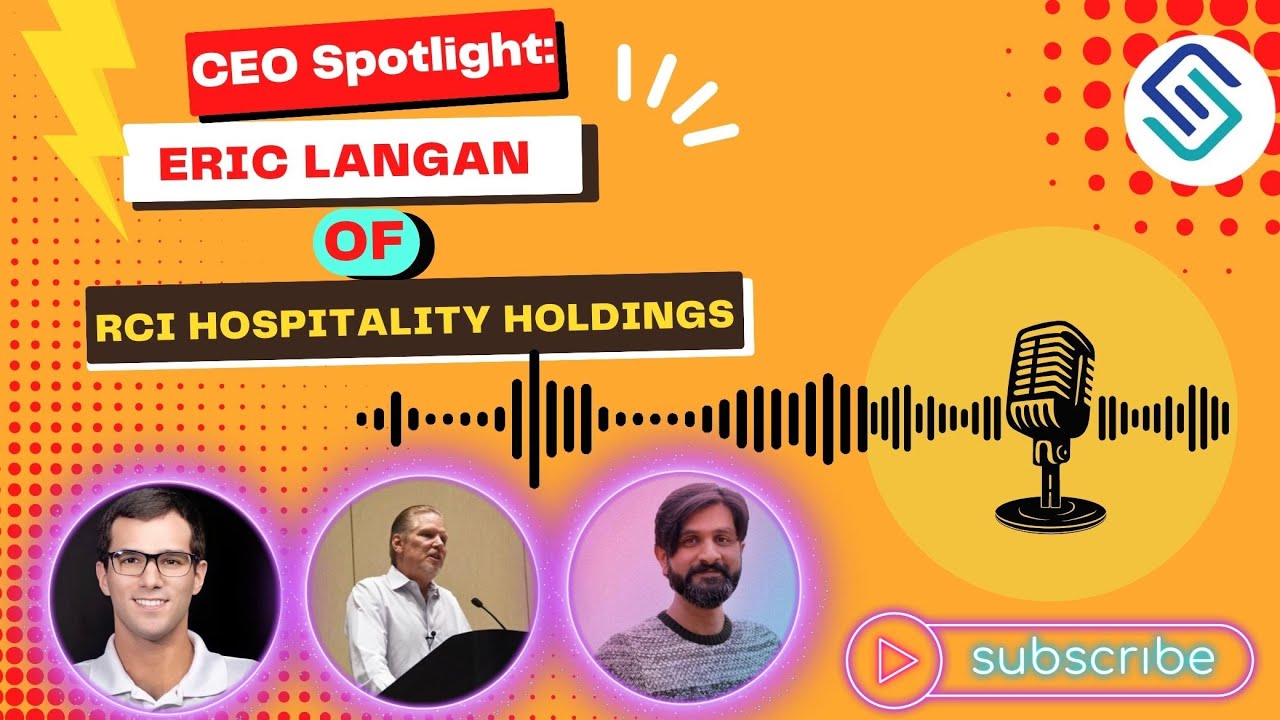CEO Spotlight: Eric Langan of RCI Hospitality Holdings - YouTube