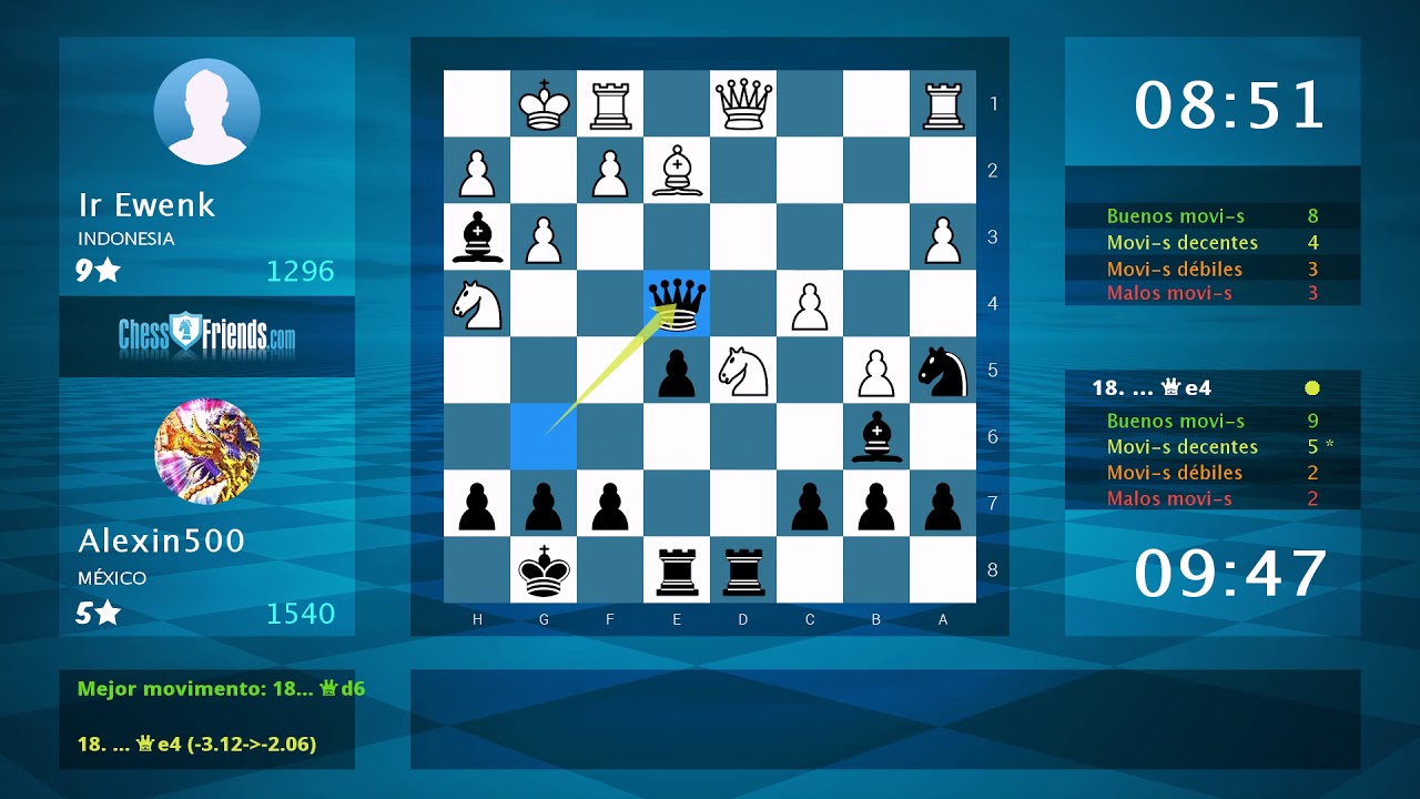 Chess Game Analysis: Ir Ewenk - Alexin500 : 0-1 (By ChessFriends.com ...