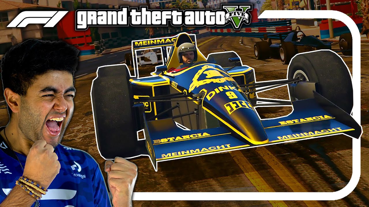FORMULA 1 RACING IN GTA V! - Absolute Chaos in GTA 5 Online F1 Races ...