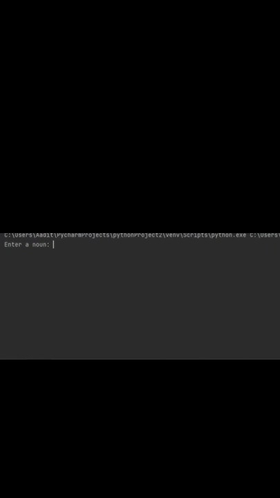 How to make Mad Libs in Python #shorts #madlibs #python - YouTube