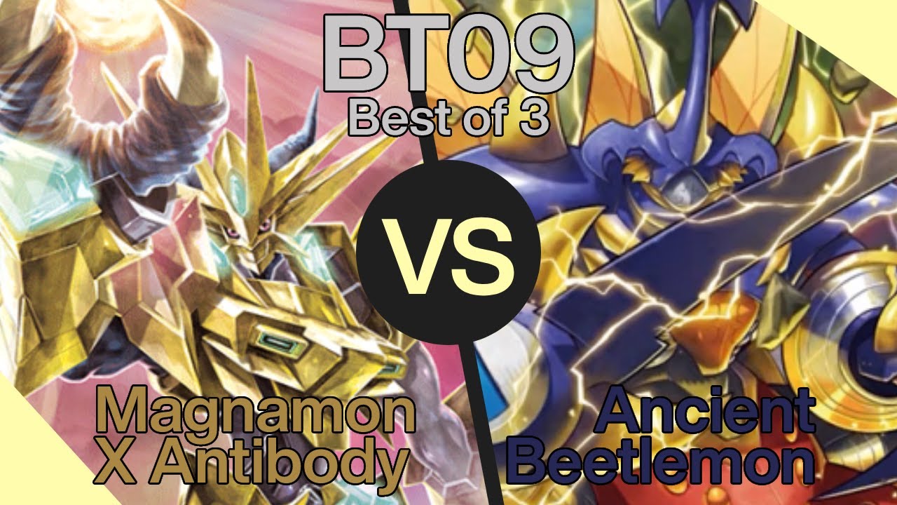 Digimon TCG - Magnamon X vs Green Hybrid [BT9] - YouTube