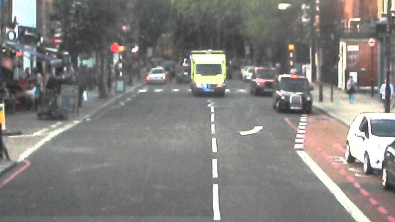 London Ambulance Service - Mercedes Sprinter Ambulance On Emergency ...