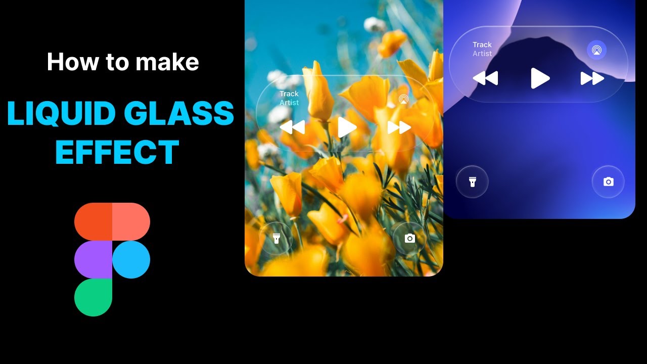 Figma UI Design: Liquid Glass Effect Made Easy 💧 #Figma # ...