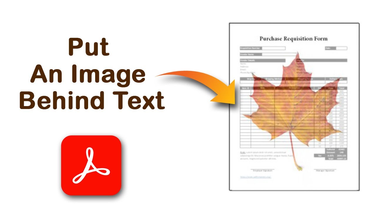 How To Put An Image Behind Text Or Send Back To Text In Pdf Document how-to-put-an-image-behind-text-or-send-back-to-text-in-pdf-document