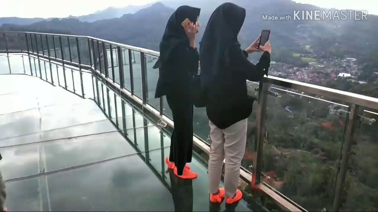Tanah Toraja (buntu_burake_patung_yesus) objek wisata jembatan kaca ...