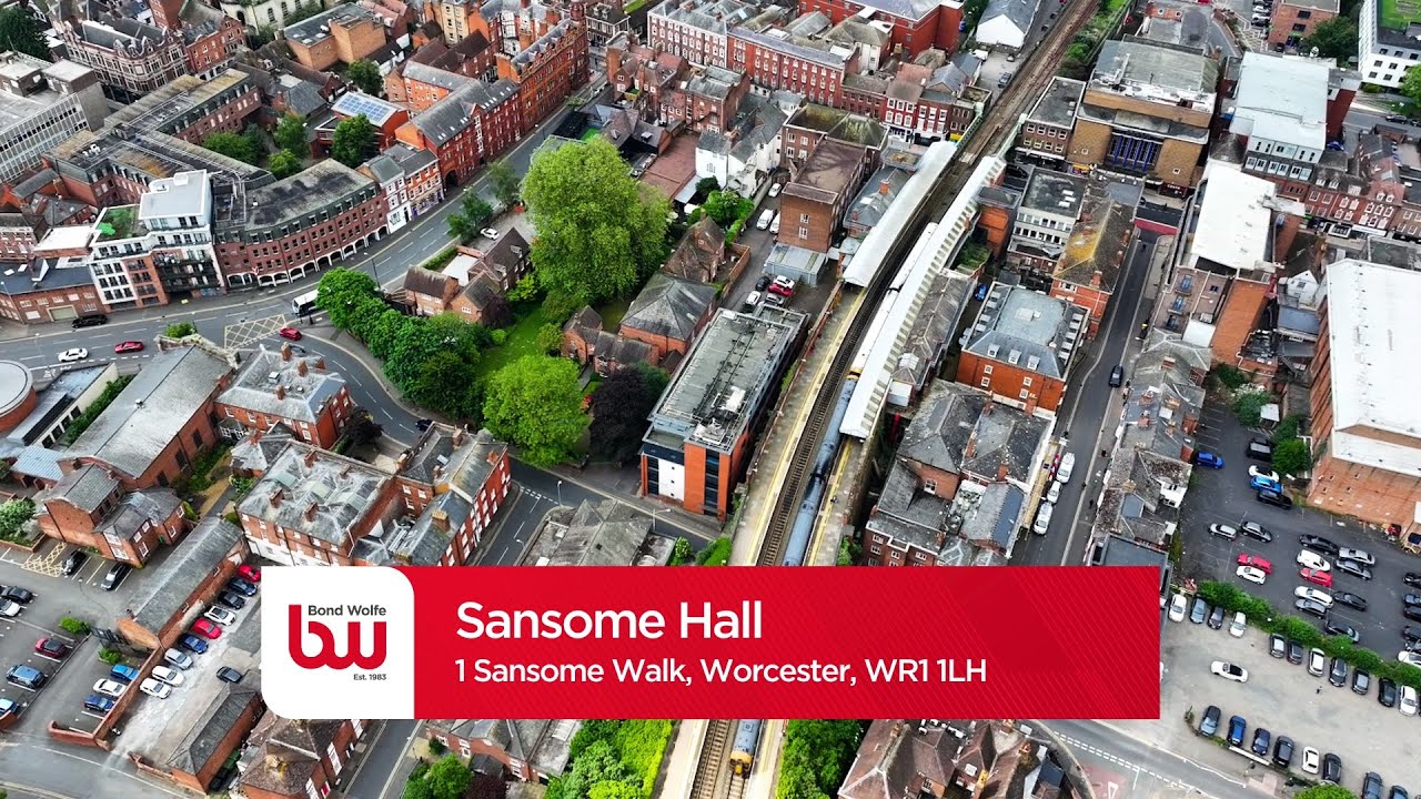 FOR SALE || Sansome Hall, 1 Sansome Walk, Worcester, WR1 1LH - YouTube