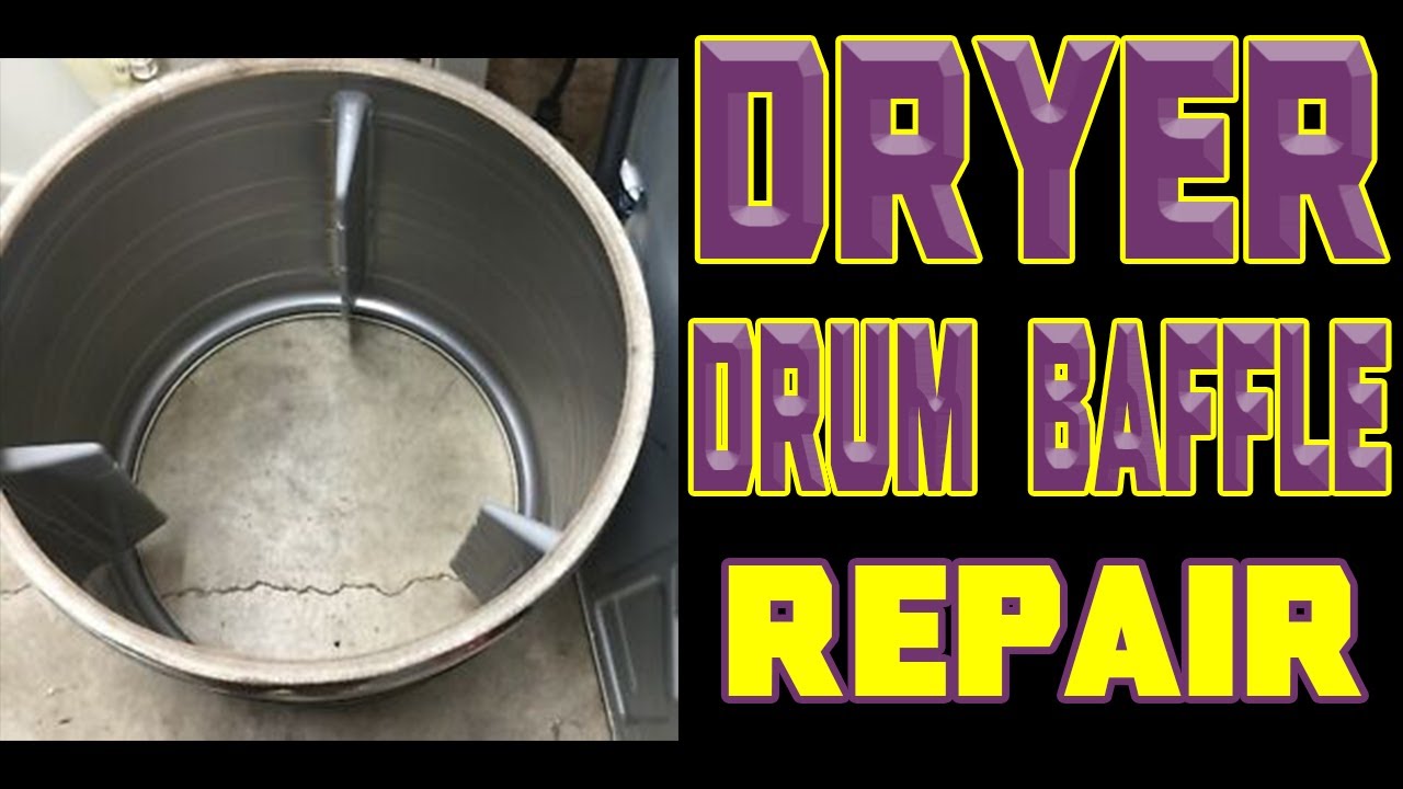 Fixing A Dryer Baffle - YouTube