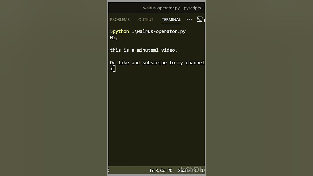 Ultimate Power Of Walrus Operator In Python Coding Pythontutorial Python Pythonprogramming