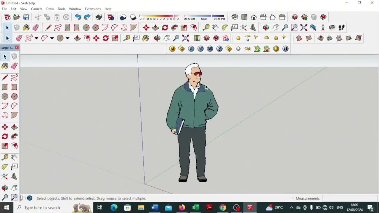 Tutorial on getting started with SketchUp Pro - Part 1 - YouTube