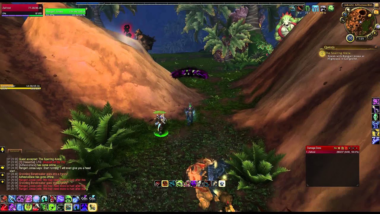 The Sparring Arena WoW Supporting Your Garrison - YouTube